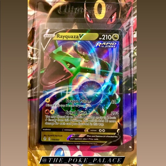 Pokemon | Games | Rayquaza V 1203 Ultra Rare Pokemon Card | Poshmark
